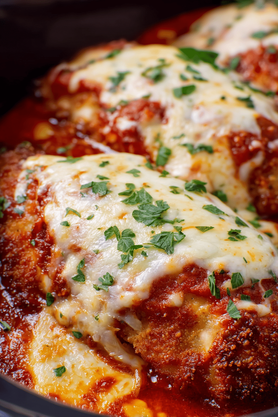 Slow Cooker Chicken Parmesan